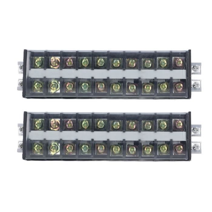 Barrette De Bornes Bornier À Double Rangée Bornier À Vis À Double ...