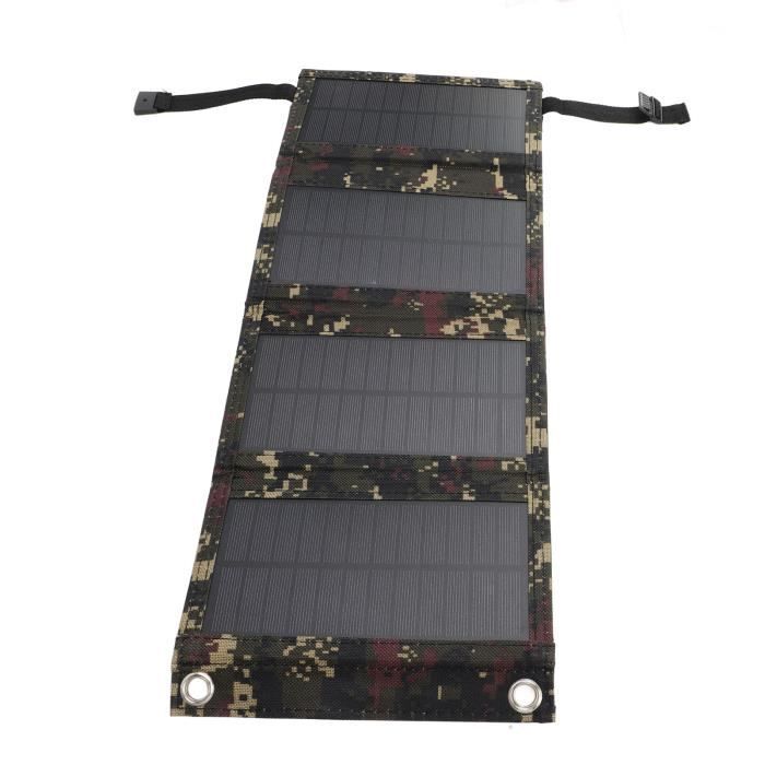 Chargeur de panneau solaire panneau solaire pliable 20W 5V port USB portable panneau pliant ...