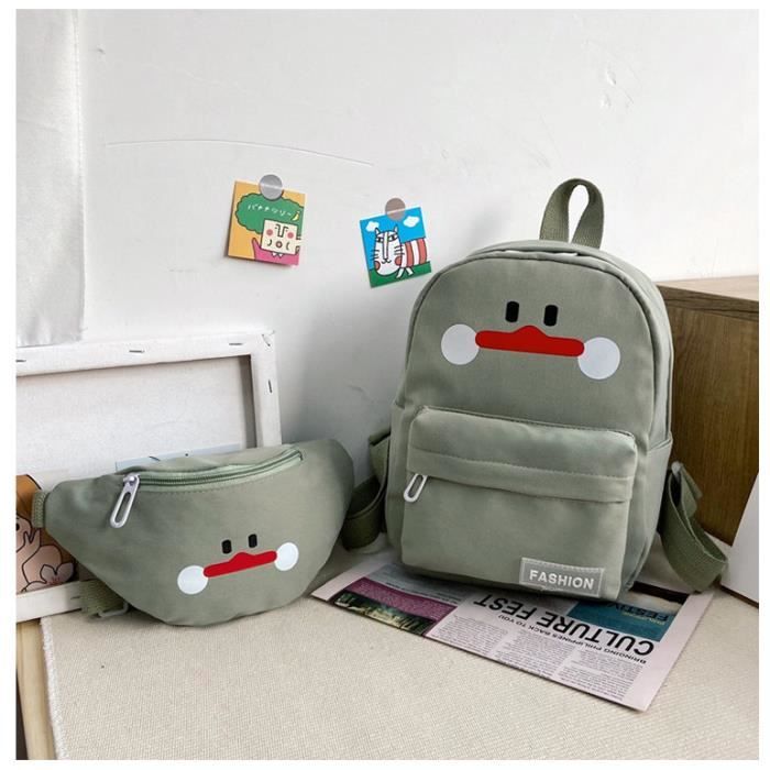 DUYAER cartoon mignon sac à dos bébé mâle et femelle, sac à dos léger ...