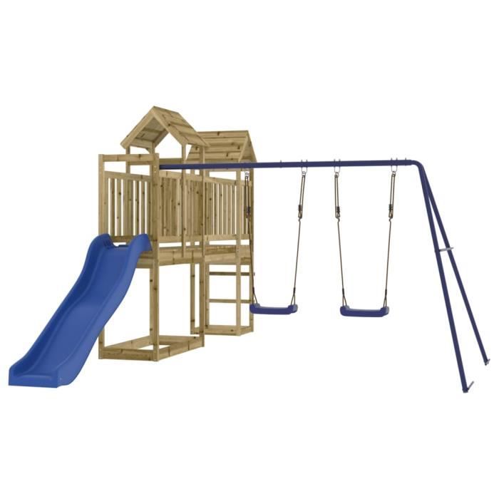 Aire de jeux d'extérieur - FAFEICY - A3190437 - Bois de pin imprégné ...