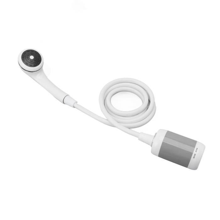 Douche portative KEENSO - Douche électrique portable - Gris argent ...