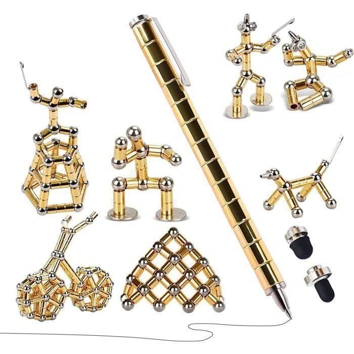 High-Stylo Magnétique Fidget Pen Toy OrStylo Bille Noir de étudiants ...