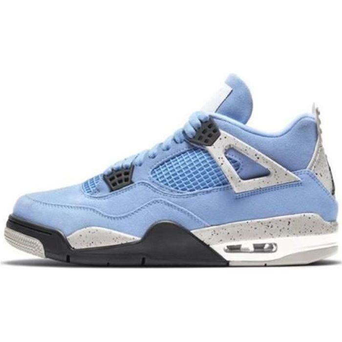 Baskets homme et femme - AUTREMENT - Jordans 4 - Bleu - University ...