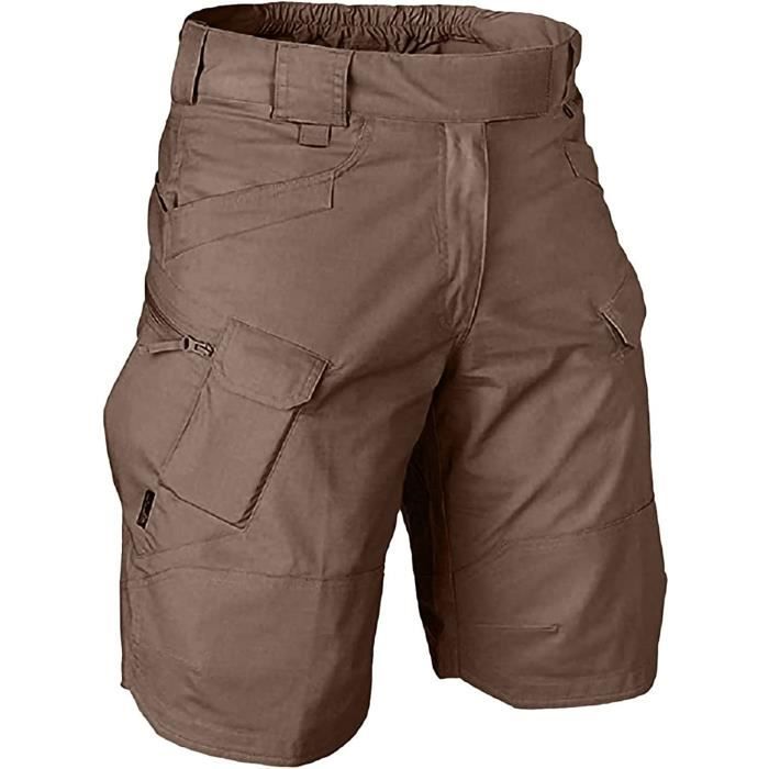 Shorts pour hommes, shorts de travail, jogging, respirant, ceinture élastique couleurs multiples ...