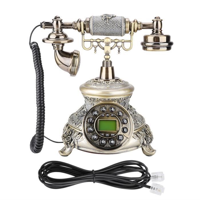 Téléphone à la mode, ligne fixe avec reconnaissance automatique ...