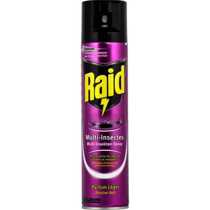 LOT DE 12 - RAID Insecticide multi-insectes Volants rampants Parfum ...