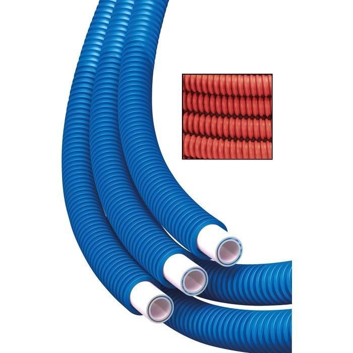 Tube multicouche gainé bleu - RBM - Tita Fix PE-RT - Ø 20 mm - L.50 m - Cdiscount Bricolage