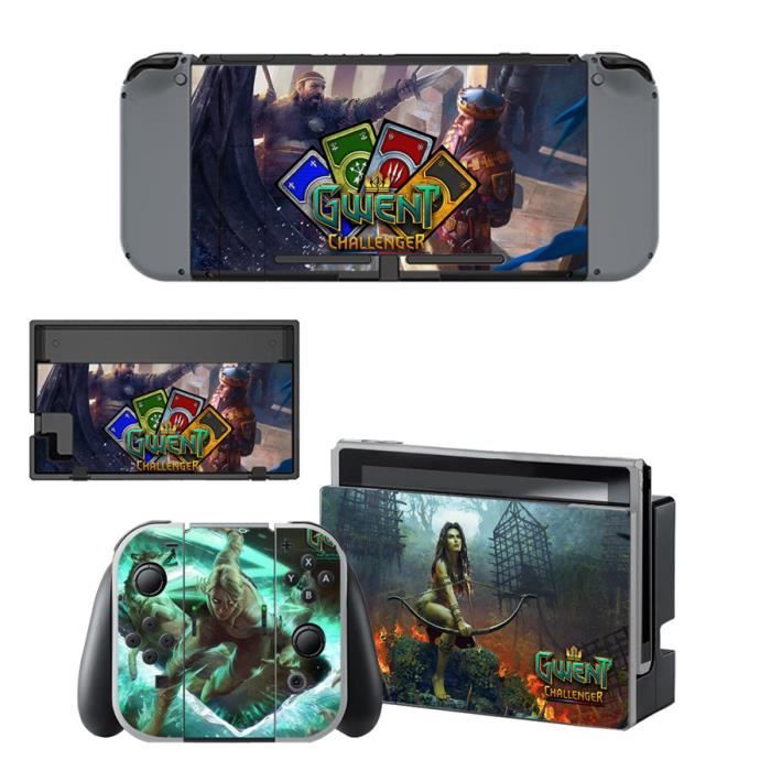 Sticker pour Nintendo Switch, Gwent Challenger Kit Autocollant Skin ...