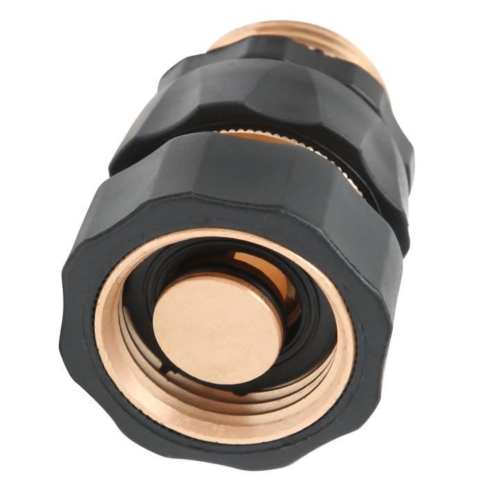 Sonew Connecteur rapide Raccord rapide de tuyau d'arrosage Joint G3 / 4 filetage femelle ...
