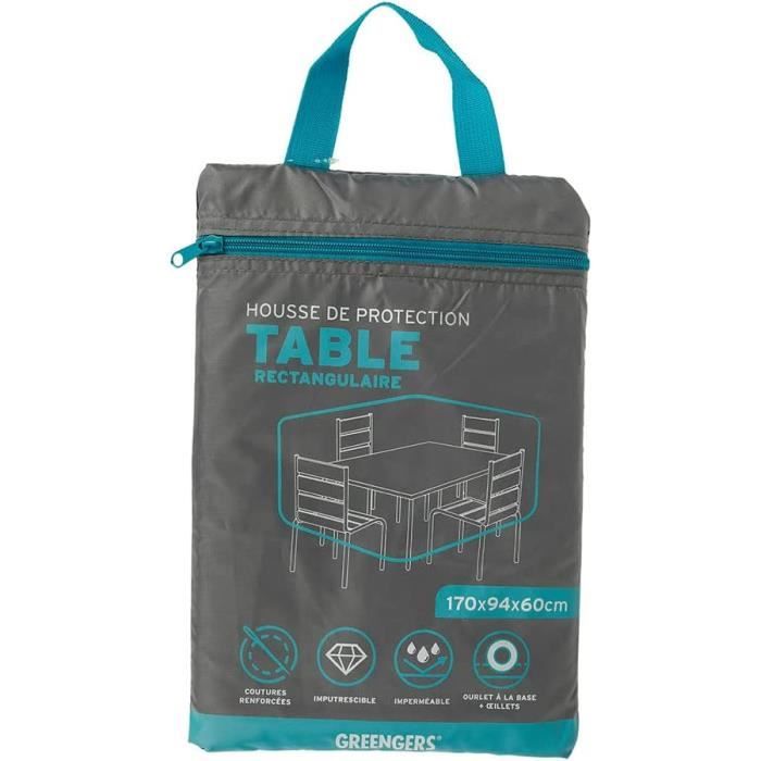 GREENGERS - Housses pour tables de jardin - Housse de protection table ...