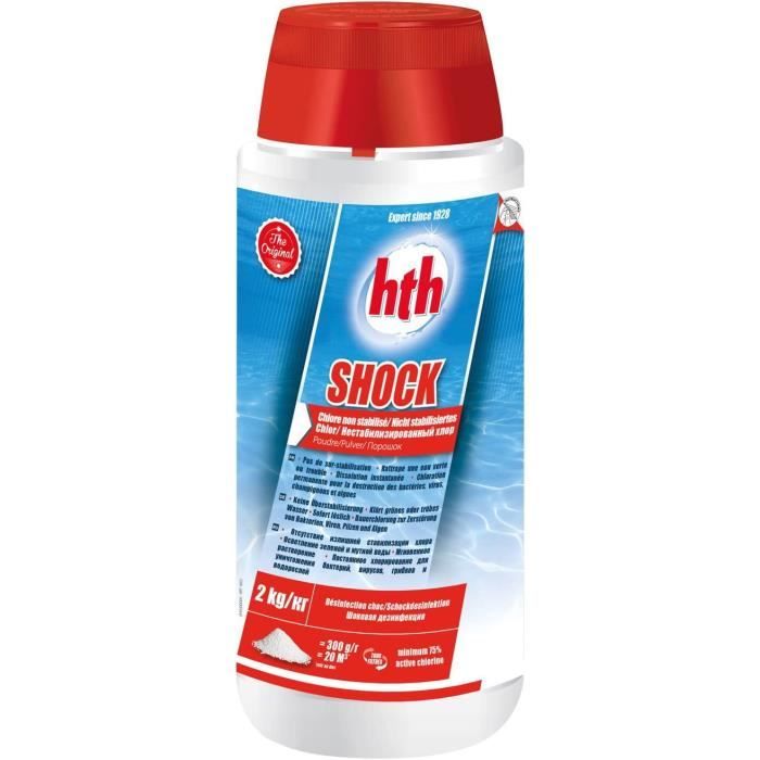 Chlore Choc Poue Hypochlorite De Calcium HTH Shock 2 Kg112 - Cdiscount Jardin