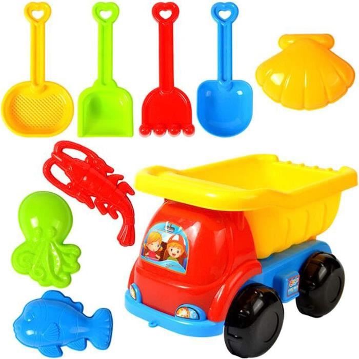 Jeu De Sable Pour Enfants - Bac À Sable Avec Chariot À Quatre Roues ...