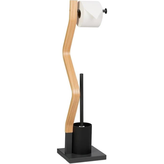 Serviteur Wc, Non Fixe, Support Pour Papier Toilette, Brosse Et Porte ... Serviteur Wc, Non Fixe, Support Pour Papier Toilette, Brosse Et Porte ...