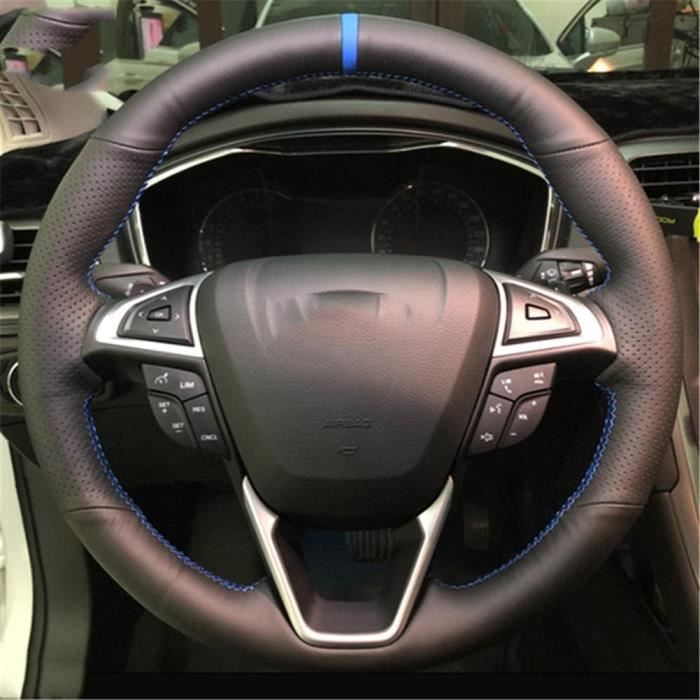 Couvre-Volant En Cuir Cousu À La Main, Pour Ford Ranger Everest Edge ...