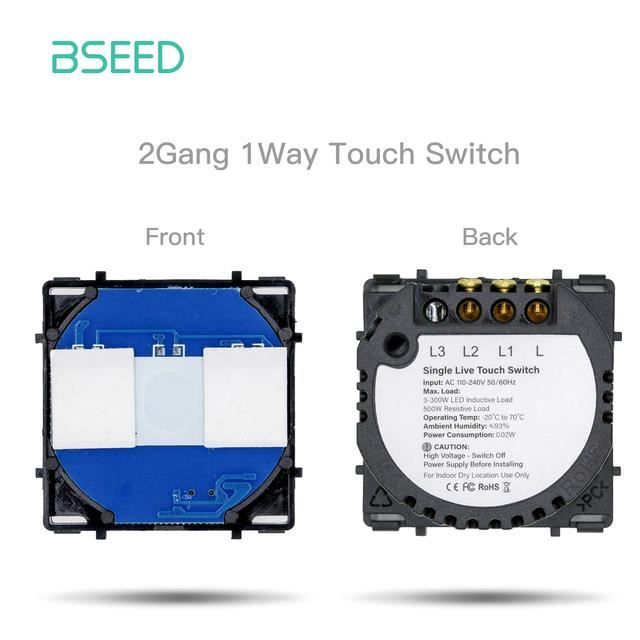 INTERRUPTEUR,2G 1W Switch Part--Interrupteurs À Boutons Mécaniques ...