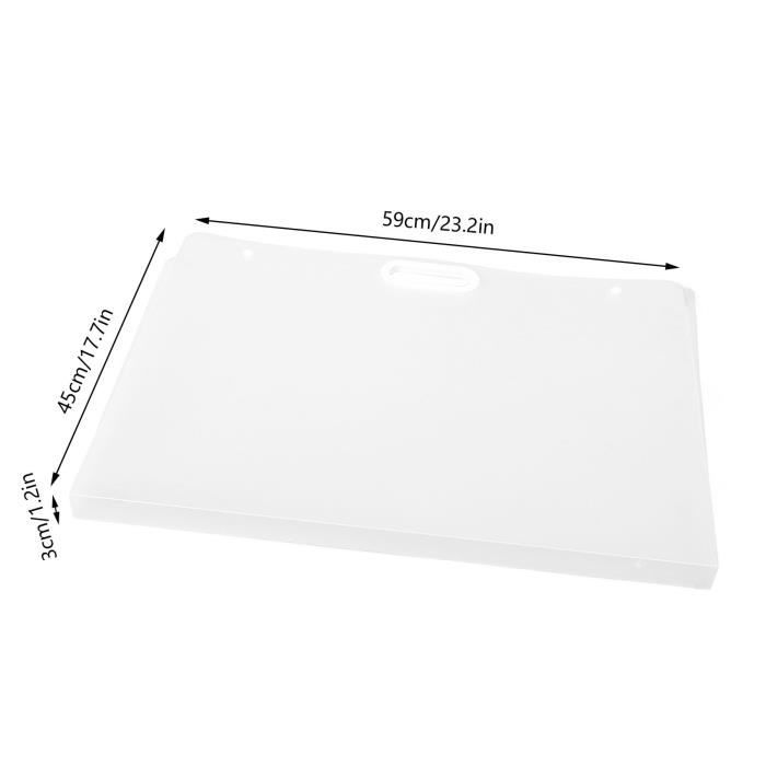 Tbest Sac de portefeuille d'art en plastique Portfolio D'art en ...