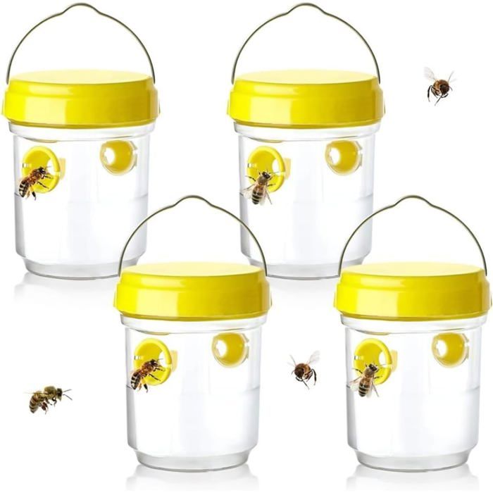 LoJax Ensemble de pièges à guêpes 4 pièces, piège à frelons géants ...