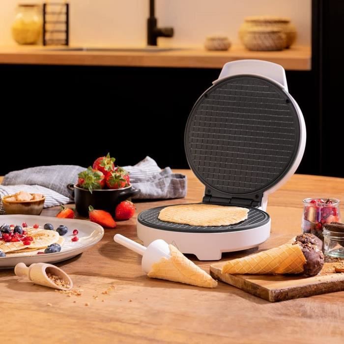 Gaufrier Fun Gofrestone Rolls avec finitions en acier inoxydable et ...