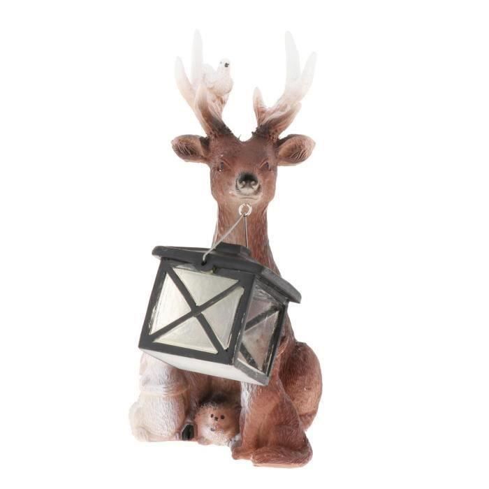 Solaire Cerf Décor Chien Sculptures Abstrait Animal Figurines ...
