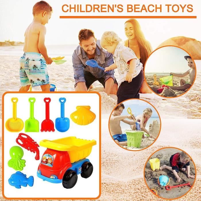 Jeu De Sable Pour Enfants - Bac À Sable Avec Chariot À Quatre Roues ...