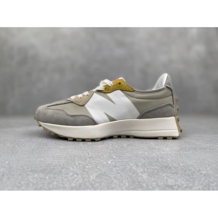 New Balance NB 327 WS327MS Lime beige Homme Femme Chaussures ...