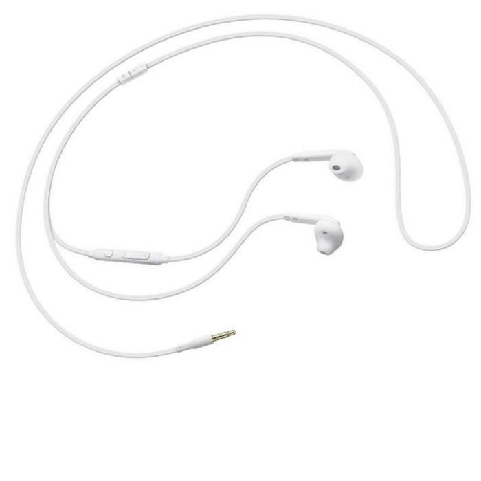 Ecouteurs - Samsung - EO-EG920BW - Blanc - Kit mains libres - Jack 3,5 ...