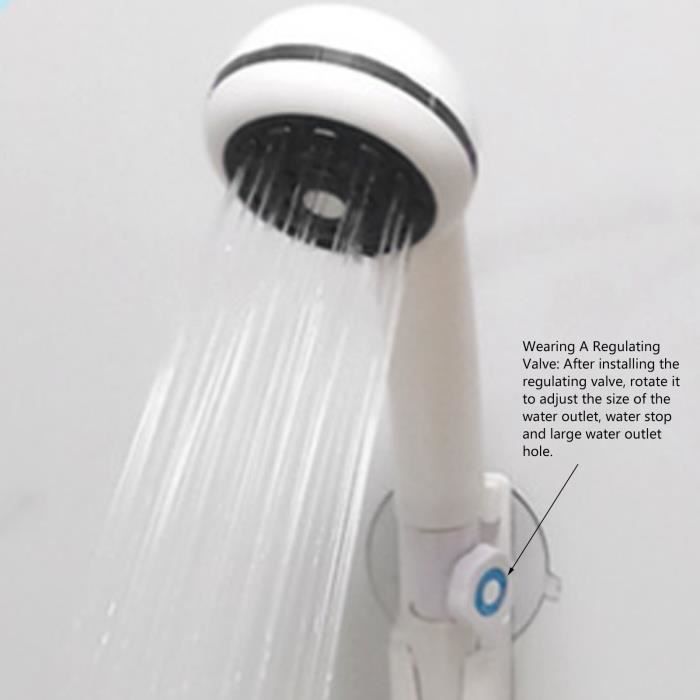 Douche portative KEENSO - Douche électrique portable - Gris argent ...