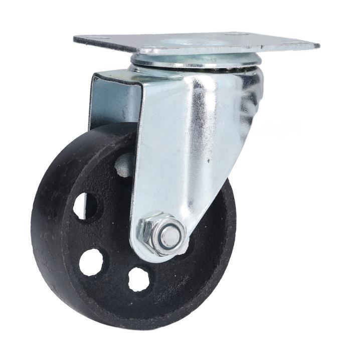 Roulette pivotante Roue de Chariot, Roue Pivotante à Double Roulement ...