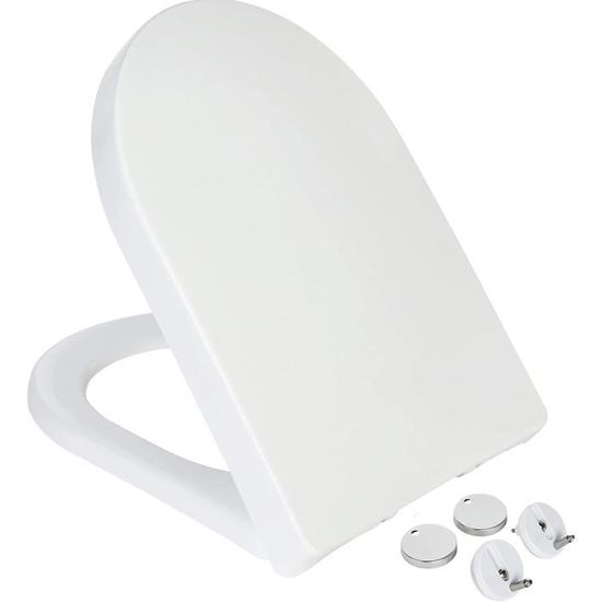 Abattant Wc Avec Frein De Chute Tavola, Abattant Wc Clipsable Avec ...