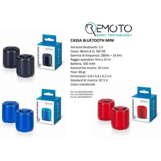 Enceinte Bluetooth Mini Boîtier Bluettooth Portable, Petit Boîtier ...