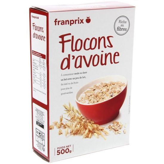 FRANPRIX Flocons d'avoine - 500 g - Cdiscount Au quotidien