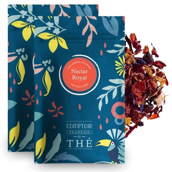 2x100g de d'Infusion aux Fruits Rouges - Délicieuse Chaude ou Glacée ...