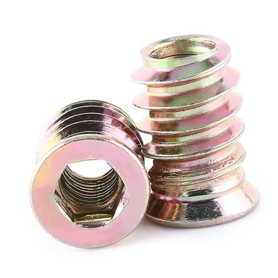 Pwshymi Écrou d'insertion Écrou fileté à douille hexagonale pour ...