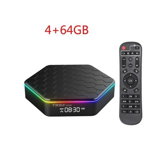 Boîtier Smart TV - RNCYN - T95Z Plus - Android 12 - 6K - WiFi 6 - 64 Go ...
