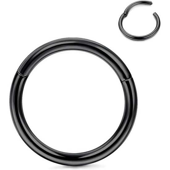 Piercing Nez Hypoallergénique Anneaux Nez En Titane G23 Anneaux À Lèvres 14G 16G 18G 20G Anneaux ...