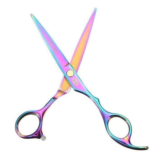 7''Chien Chat Animal Ciseaux Coupe Poil Acier Inox Effiler Toilettage ...