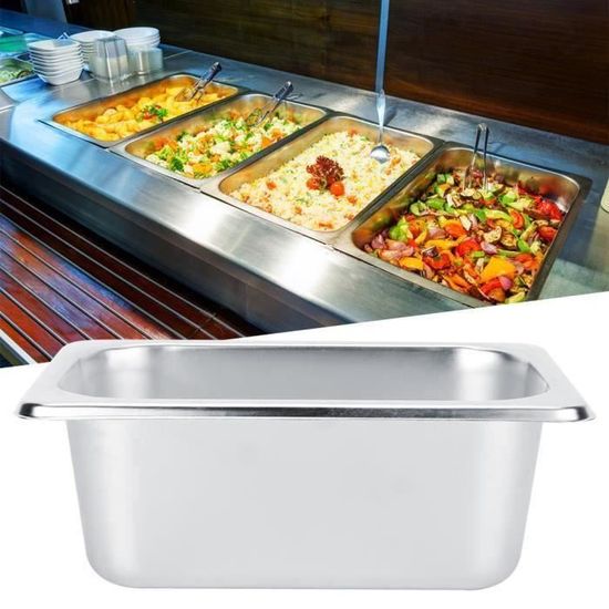 AZ06044-Bassin en acier inoxydable bol alimentaire Buffet bassin contre ...