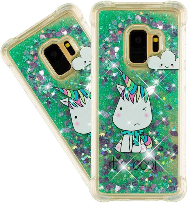 Coque Transparente en TPU Anti-chute avec Paillettes Liquides et ...