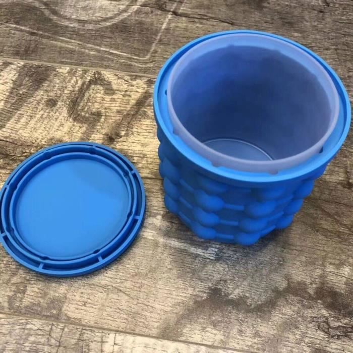 Bac à Glaçon Ice Cube Maker Silicone Moules Seau à Glace Multicolore ...