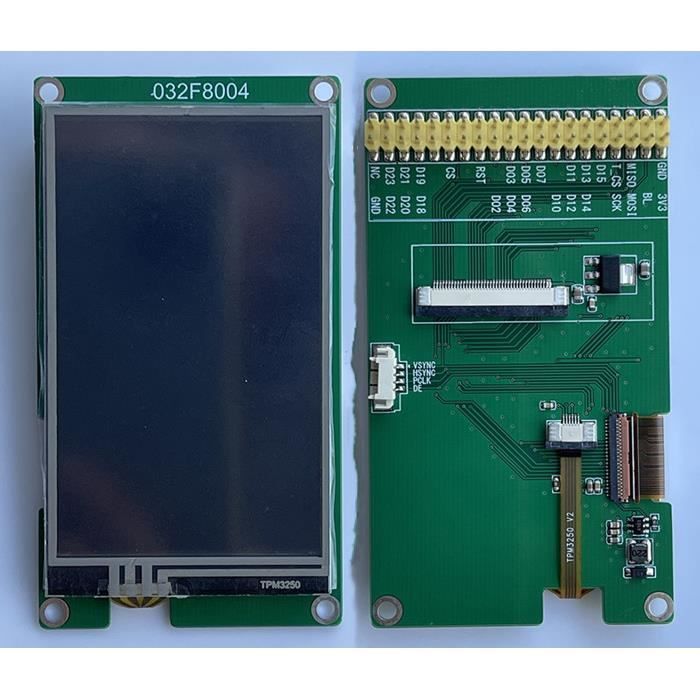 Module avec RTP - IPS 3.2 inch 45PIN HD TFT LCD Screen with Adapter ...