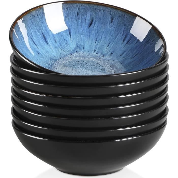 Série Bubble. Bols À Céréales En Céramique 8 Pièces, Assiette Creuse À ...