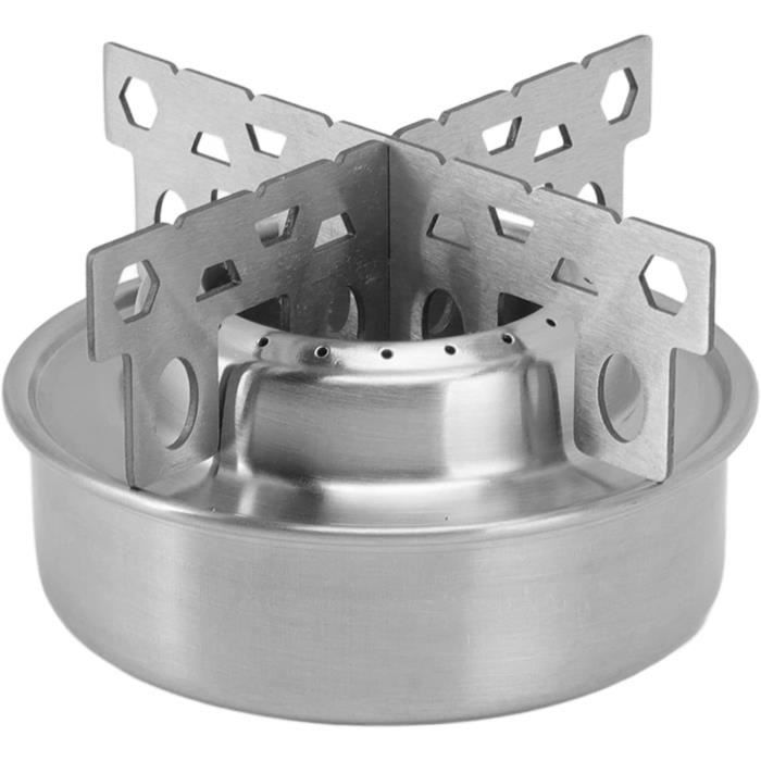 Mini réchaud de randonnée, réchaud de randonnée portable en acier ...