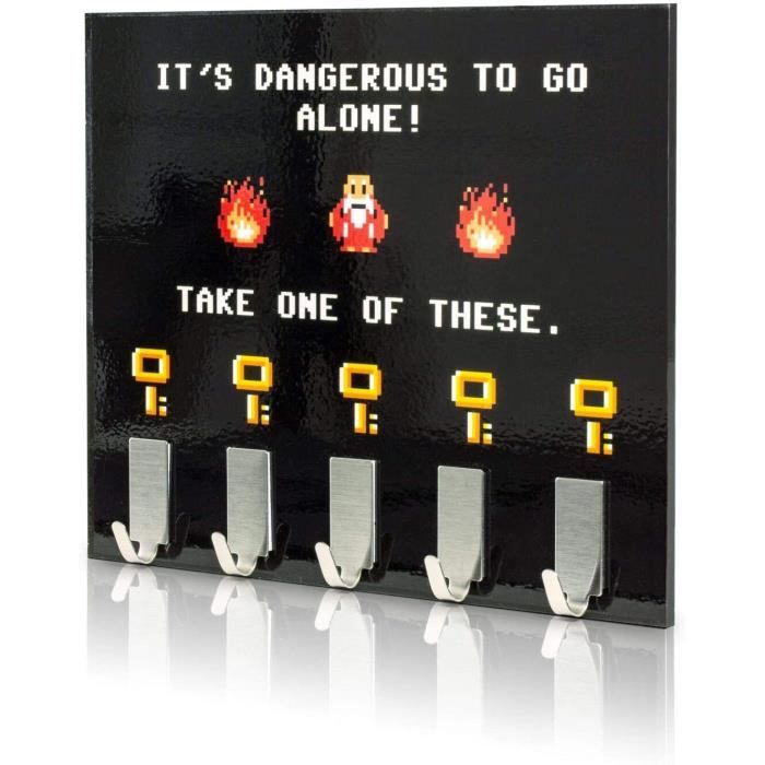 Accroche-cl233s Dangerous to go Alone de Accroche-cl233s mural geek ...