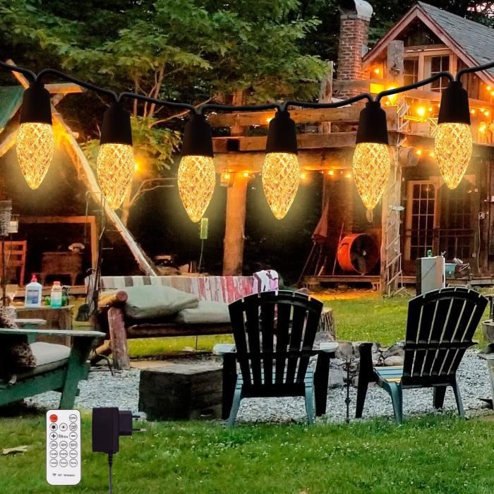 Guirlande Lumineuse Exterieure De Noël - Guirlande Guinguette 20Led ... Guirlande Lumineuse Exterieure De Noël - Guirlande Guinguette 20Led ...