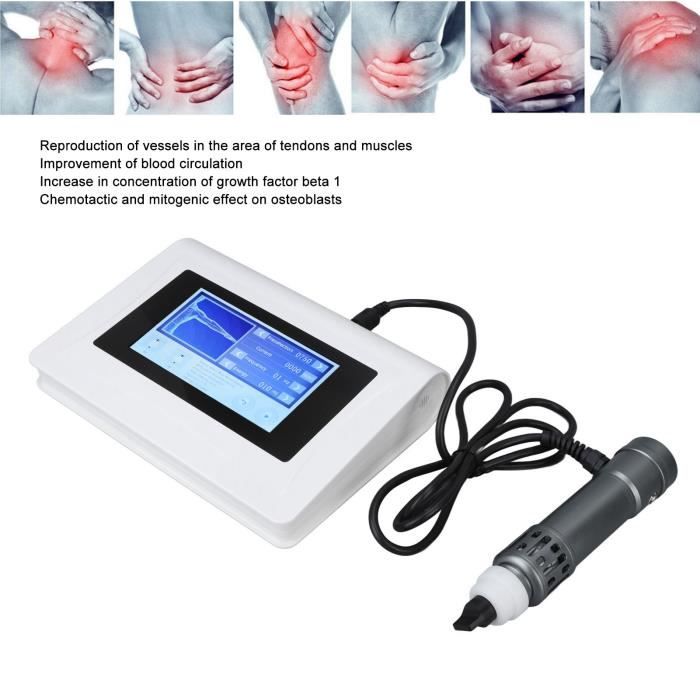 Drfeify Instrument de thérapie ED Machine de traitement par ondes de ...