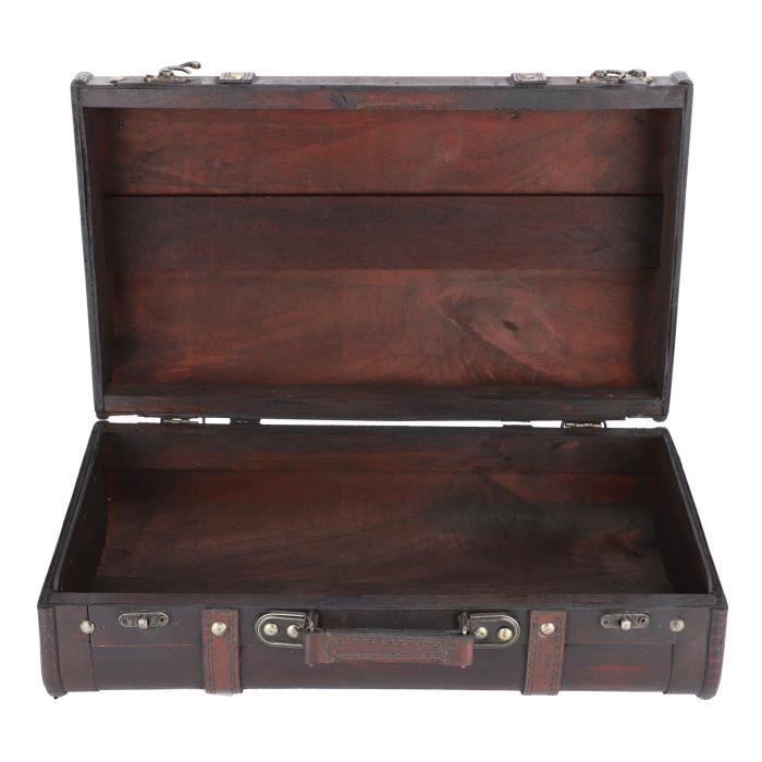 Valise Vintage, valise décorative, belle double couche portable pour ...
