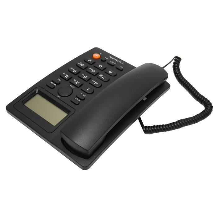 Fdit Téléphones fixes filaires Téléphone filaire avec identification de ...