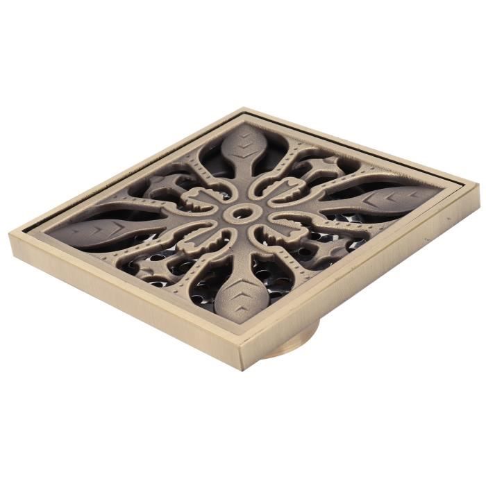 GOTOTOP crépine de plancher Drain de douche de déodorant de cuivre ...