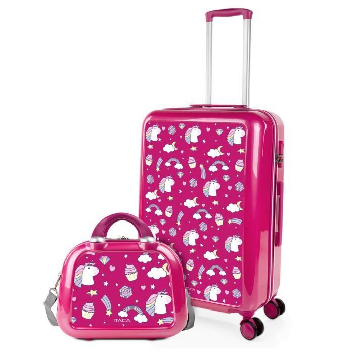 Set Valise Rigide, Lot De Valises Soute Avion 4 Roulettes 703460B ...