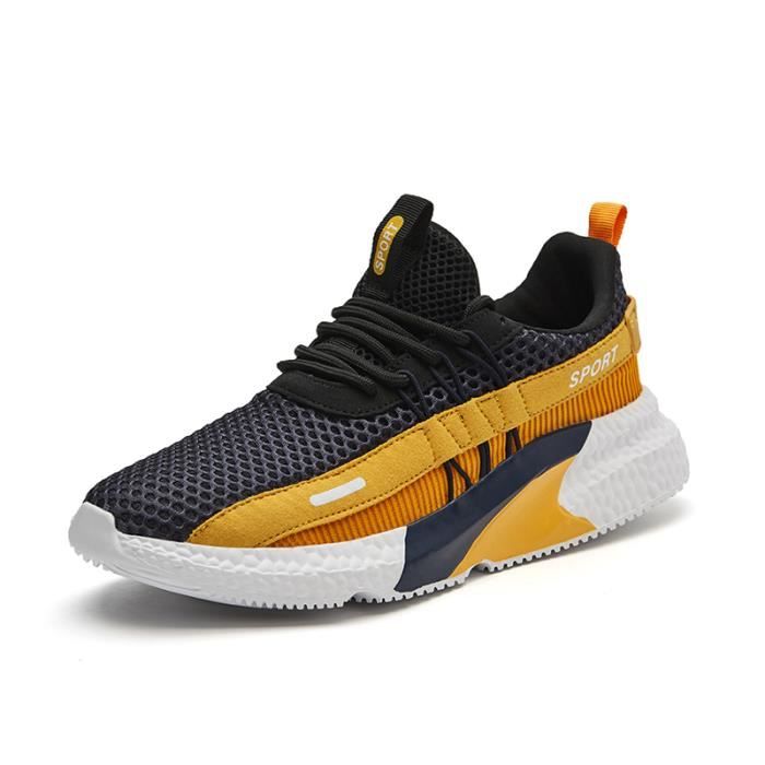 Baskets Homme Fashion Chaussures Sport Sneakers Noir - Cdiscount Chaussures